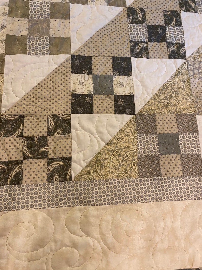 Traveler Queen Quilt Nine Patch - Etsy