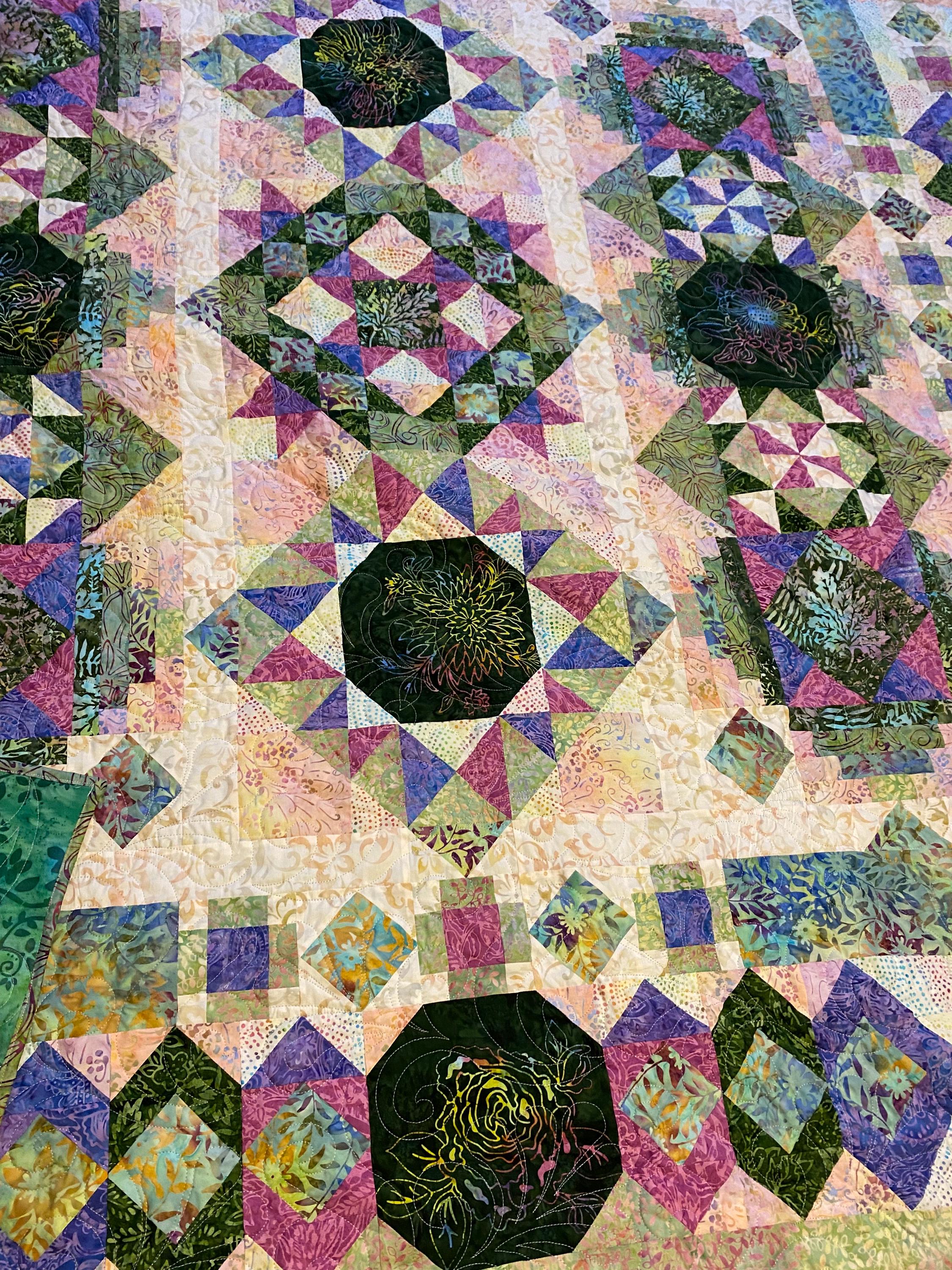 Blooming Fields KING SIZE Quilt - Etsy