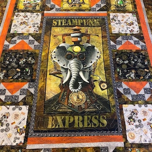 Twin Size Quilt Steampunk! - Etsy