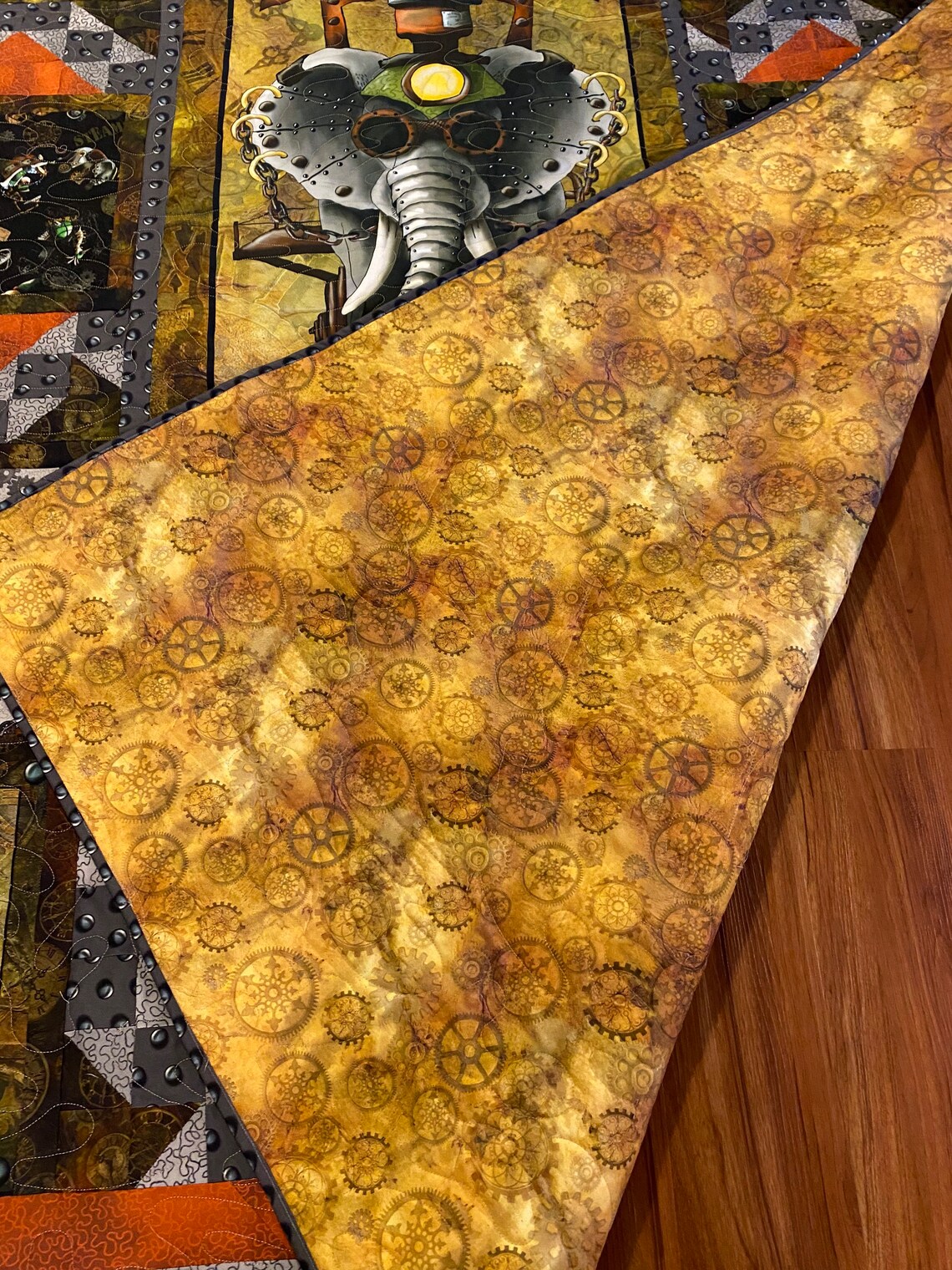 Twin Size Quilt Steampunk! - Etsy