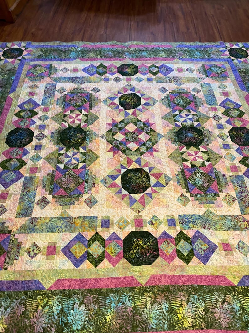 Blooming Fields KING SIZE Quilt - Etsy