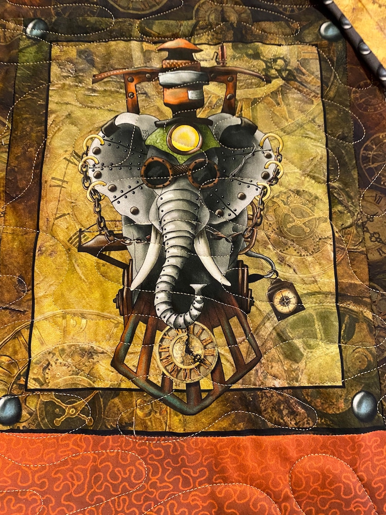 Twin Size Quilt Steampunk! - Etsy