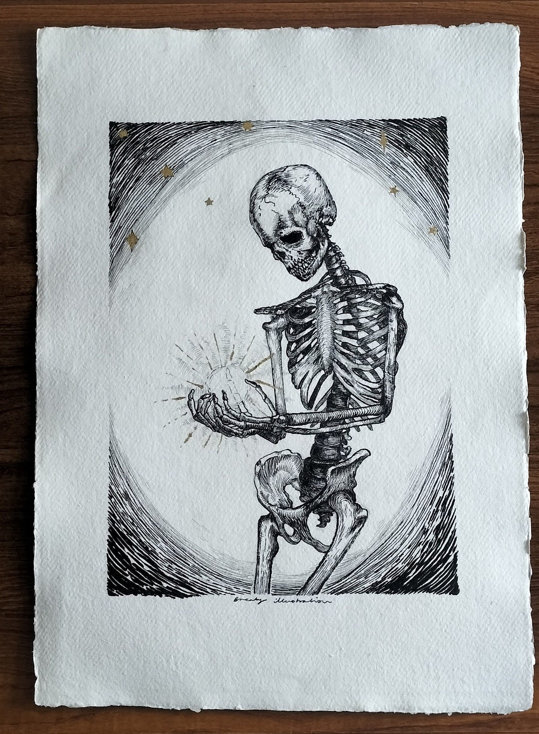Memento Mori A3 Original Art Work - Etsy