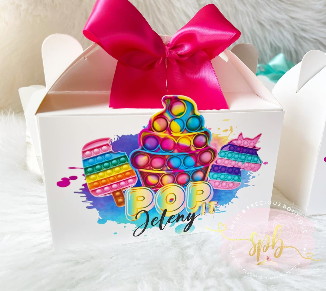 Fidget Pop It Cake Topper Pop It Cake Topper Fidget Banner - Etsy