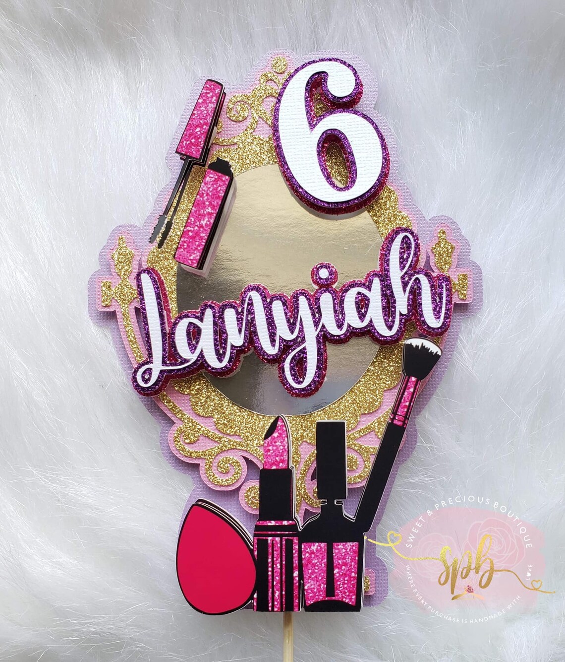 Spa Party Cake Topper, Sleepover Party Decorations, Pamper Party ...