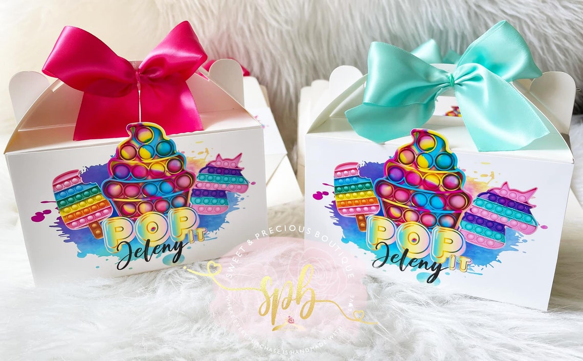 Fidget Pop It Cake Topper Pop It Cake Topper Fidget Banner - Etsy