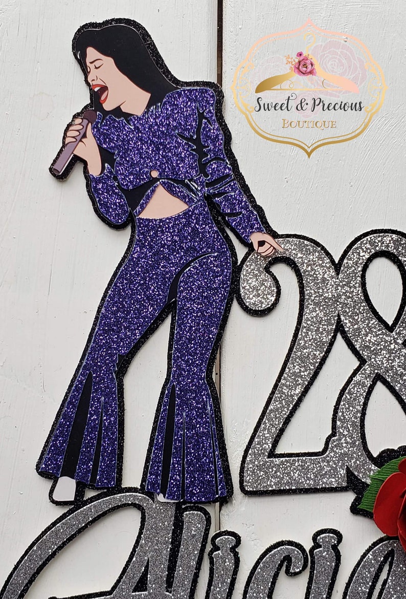 Selena Quintanilla Cake Topper Selena Inspired Cake Decor - Etsy