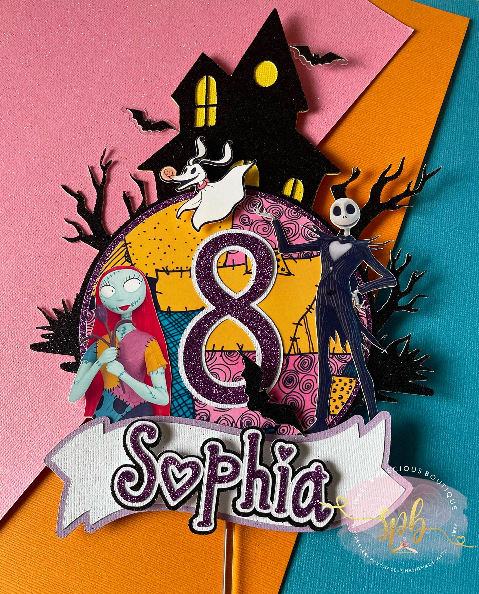 Nightmare Before Christmas Cake Topper, Nightmare Before Christmas ...