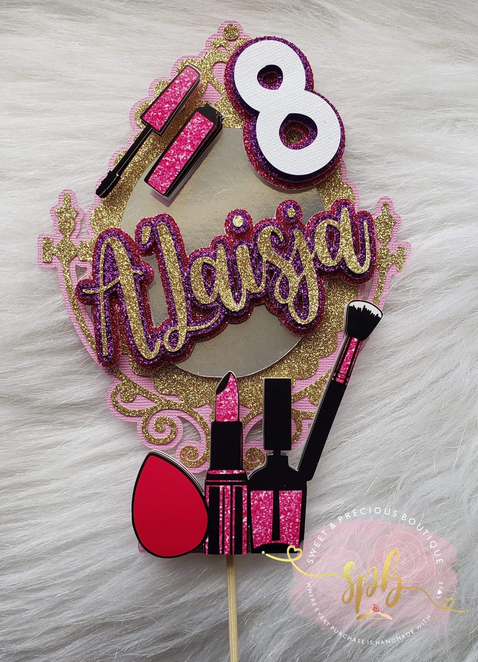 Spa Party Cake Topper, Sleepover Party Decorations, Pamper Party ...