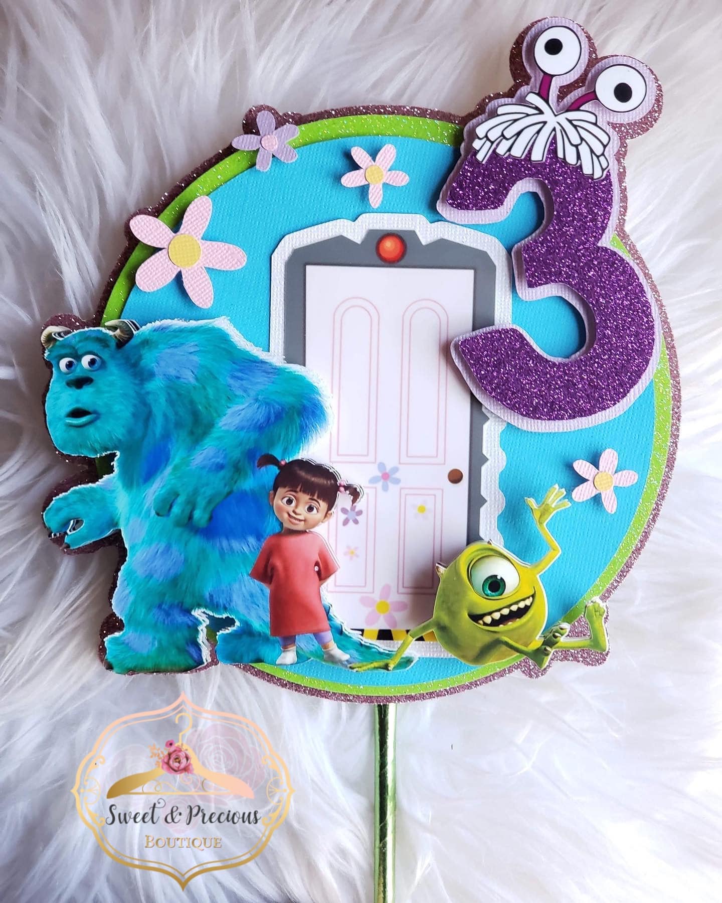 Monsters Inc Mike Smash Cake
