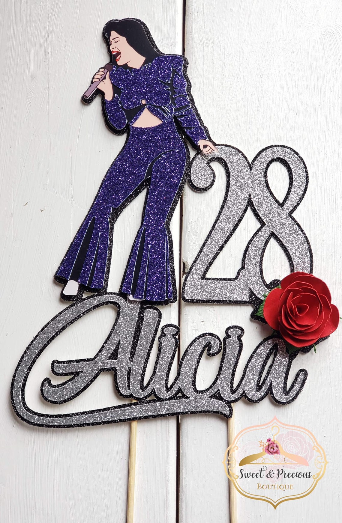 Selena Quintanilla Cake Topper, Selena Inspired Cake Decor, Selena ...