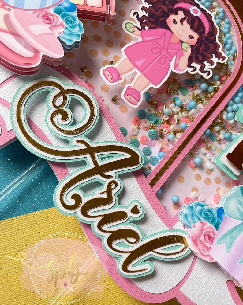 Spa Shaker Cake Topper Spa Birthday Party Sleepover Party - Etsy