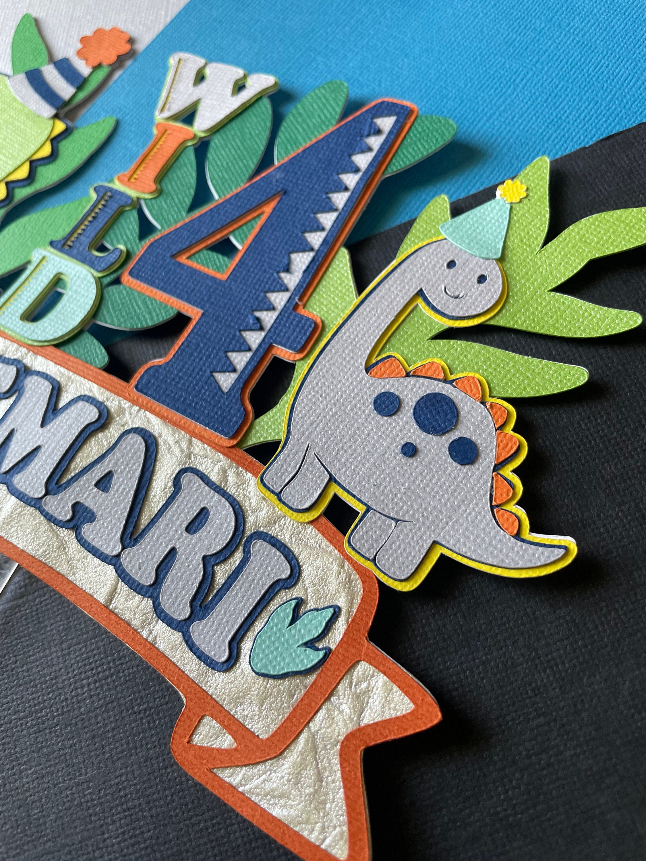 Dino Cake Topper, Wild Dino Cake Topper, Dino Party, Dinosaur Birthday ...