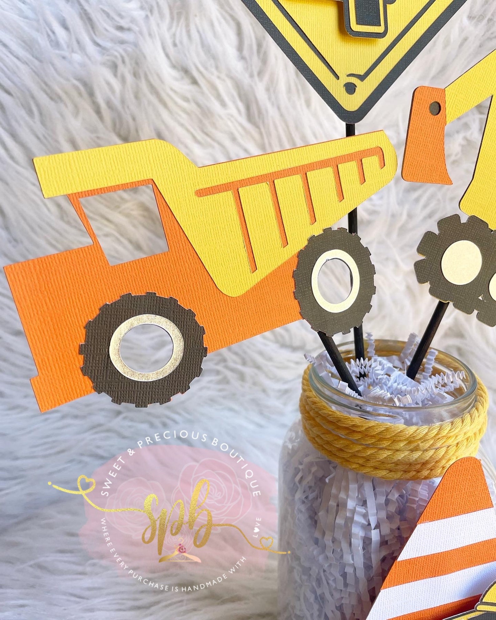 Construction Centerpiece, Construction Party, Construction Props ...