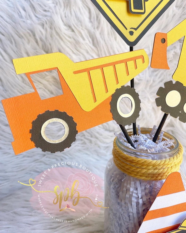 Construction Centerpiece, Construction Party, Construction Props ...