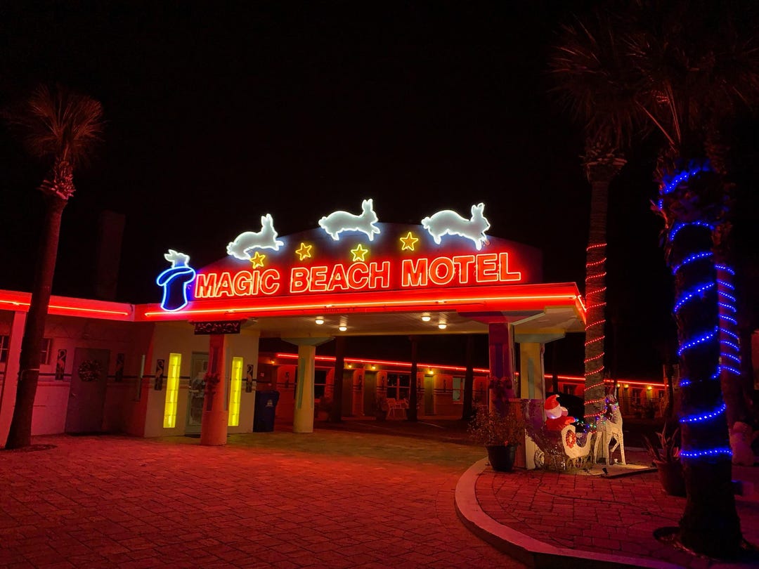 Magic Beach Motel Color Print - Etsy