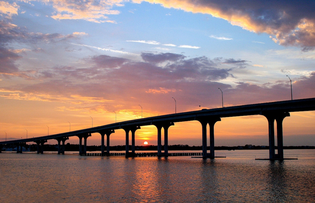 Vilano Bridge Color Print - Etsy