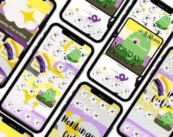 Trans Cutie Confetti Phone Icon Pack Ios 14 | Etsy