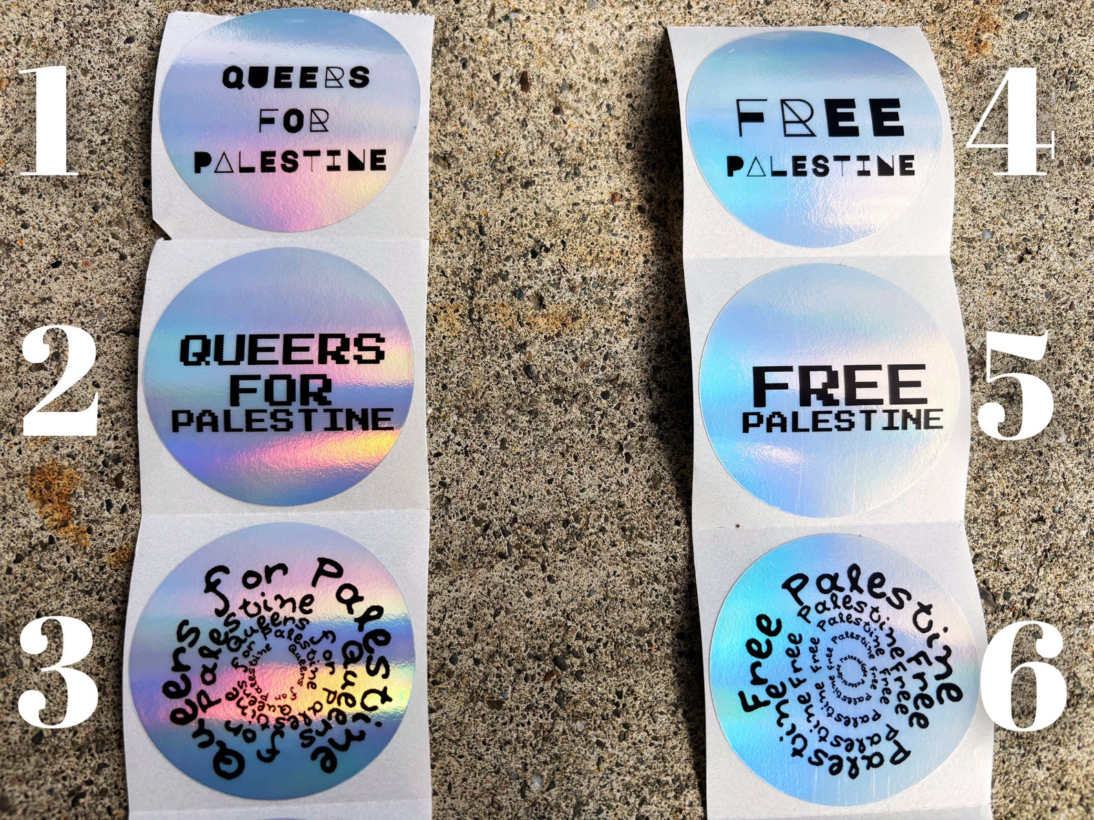 Free Palestine and Queers for Palestine Stickers - Etsy