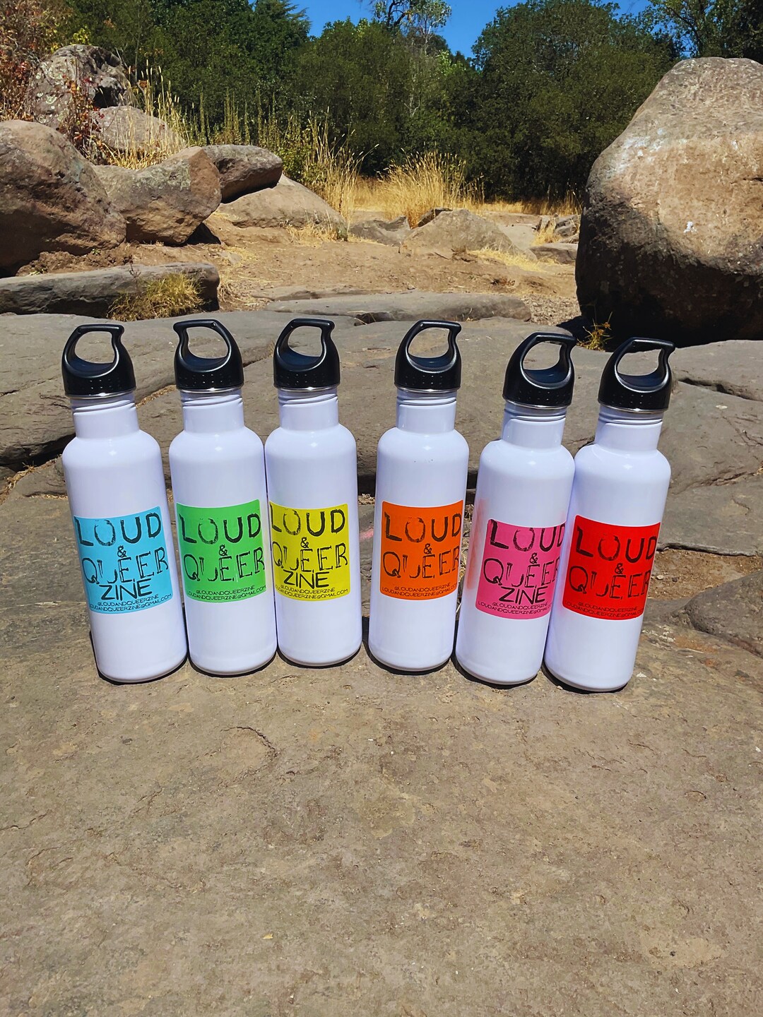 LOUD & QUEER Water Bottle - Etsy