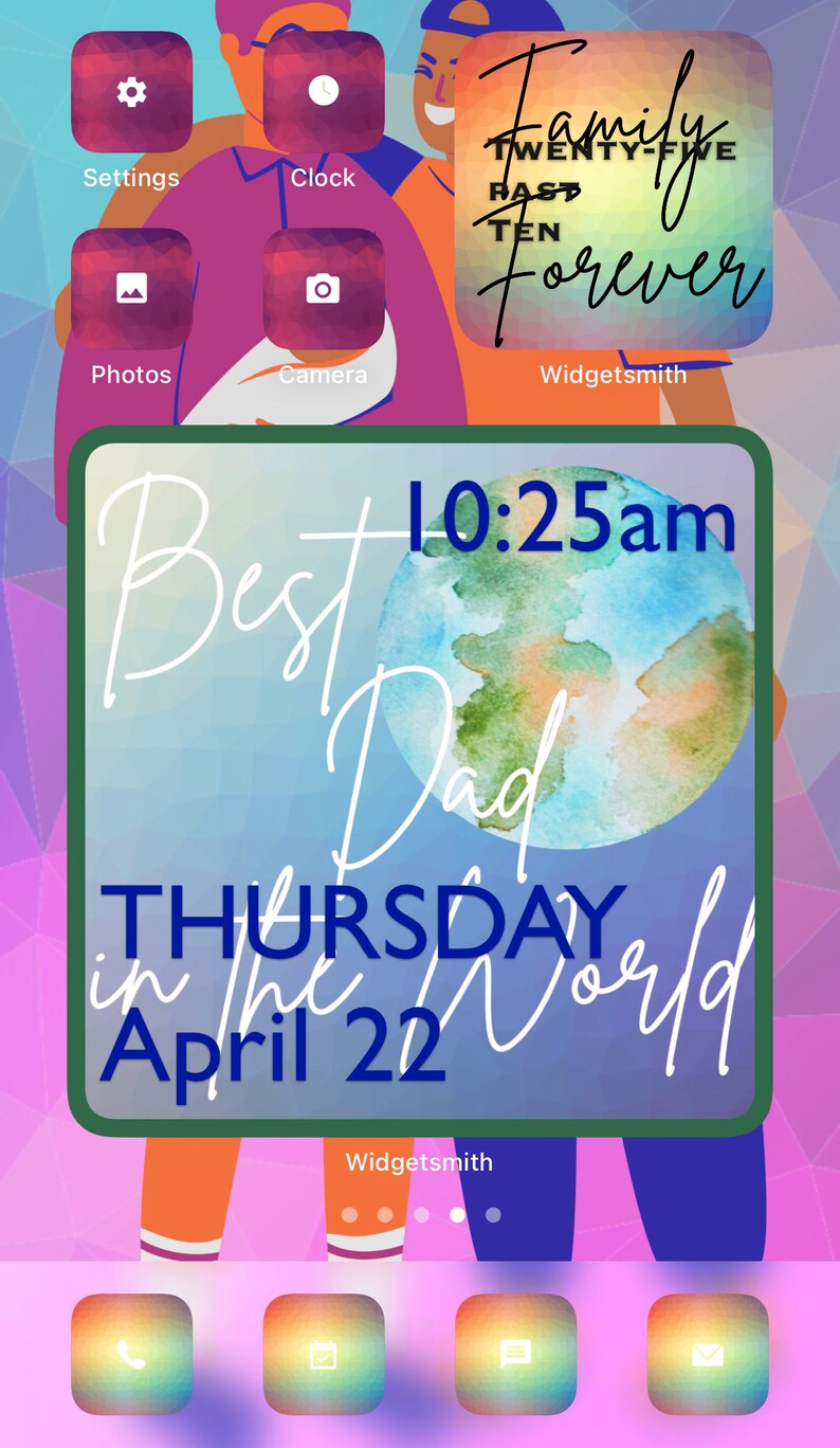 Father’s Day LGBTQIA+ Pride iPhone Icon Pack Ios - Etsy