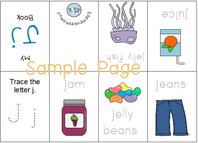 26 Full Color Printable Alphabet Mini-books - Etsy