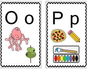 Color wall cards flashcards preschool kindergarten