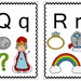 Alphabet Wall Cards, Preschool, Kindergarten, Abc's Flashcards, Letters ...