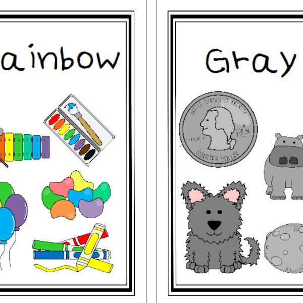 26 Full Color Printable Alphabet Mini-books - Etsy