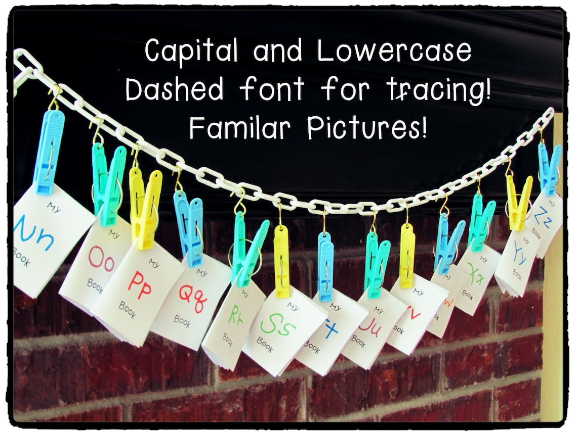 26 Full Color Printable Alphabet Mini-books - Etsy