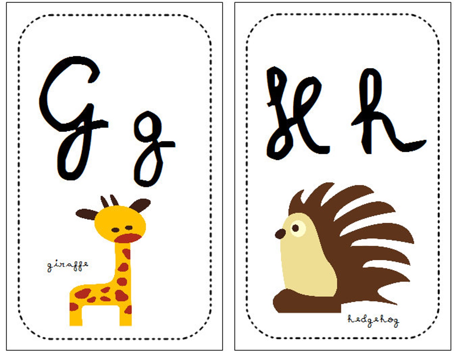Cursive Alphabet Wall Cards, Flashcards Classroom Elementary ...