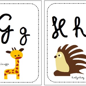 Cursive Alphabet Wall Cards, Flashcards Classroom Elementary ...