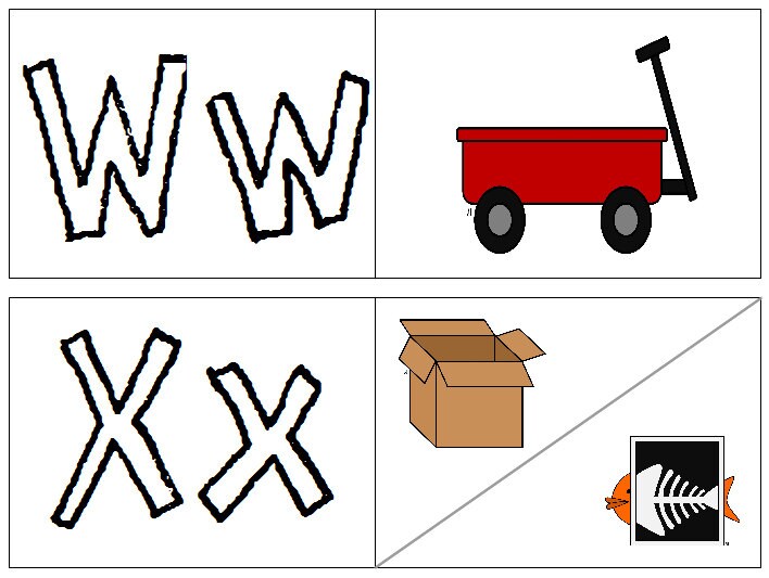 Alphabet Puzzle Cards, ABC Matching, Alphabet Beginning Sounds Cards - Etsy