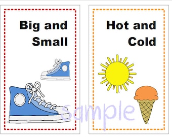 Color Wall Cards Flashcards Preschool Kindergarten - Etsy