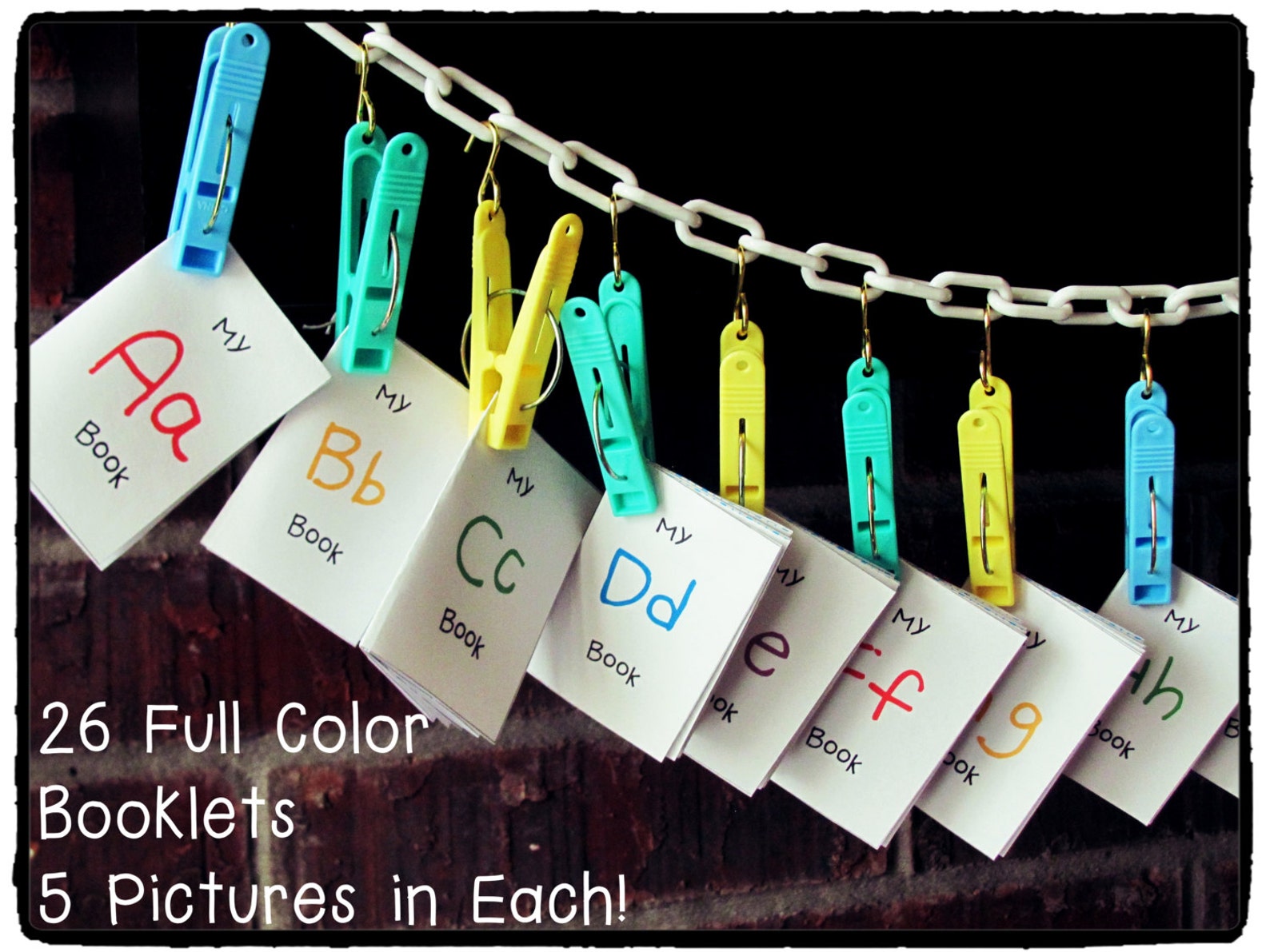 26 Full Color Printable Alphabet Mini-books - Etsy