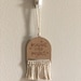 Positive Vibes Car Charm, Car Charm, Rearview Mirror, Macramé, Wood ...