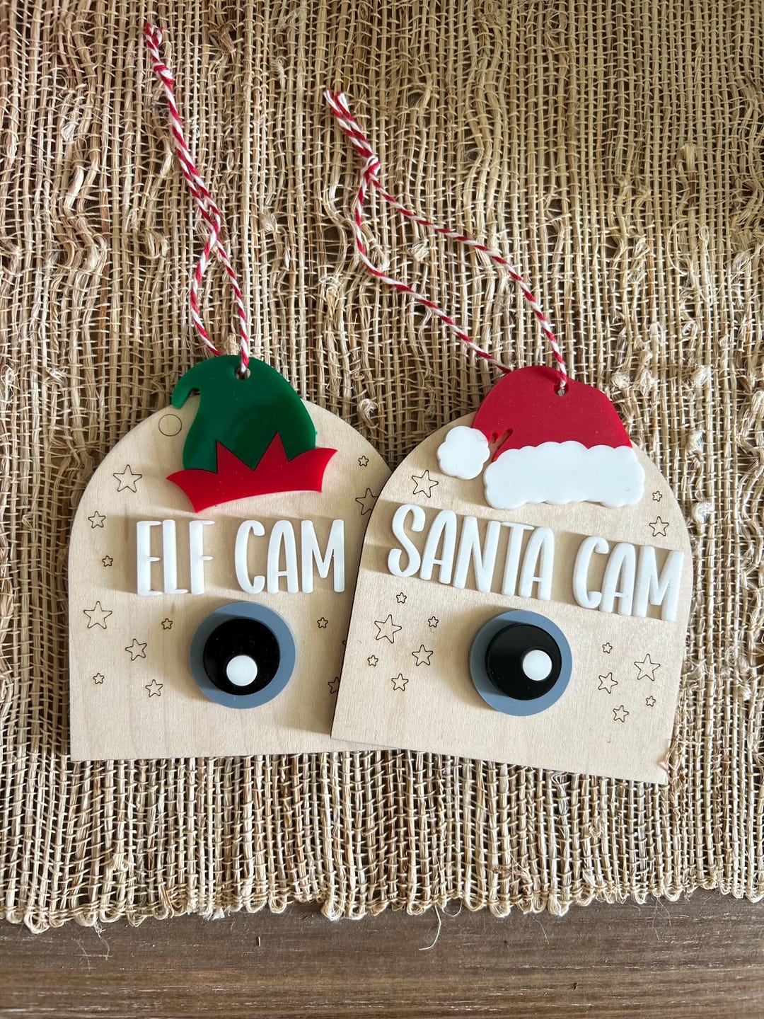 Christmas Cam Ornament | Santa Cam | Elf Cam | - Etsy