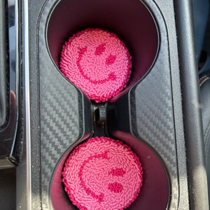 Lightning Flash Punch Needle Car Coasters - Etsy