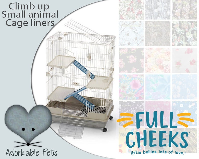 Full Cheeks City Loft Cage Liners Fleece Cage Liner Set for - Etsy