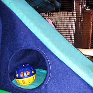 Small Animal Cage Ramp Cover Tent, Critter & Ferret Nation, Feisty ...