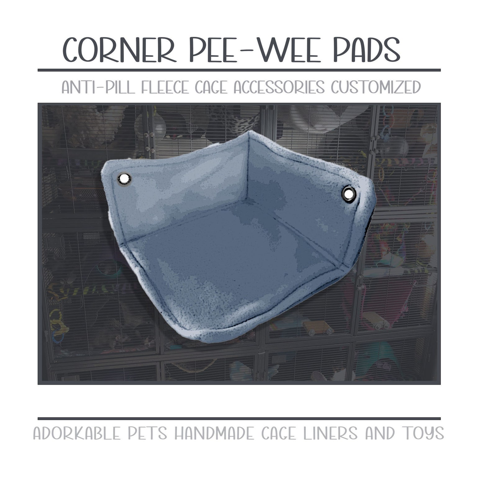 Corner Pee Wee Pad - Etsy