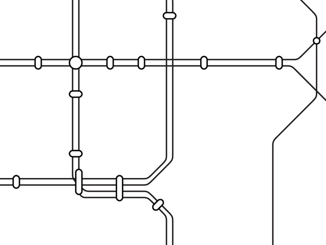 Brussels Subway Map Print - Brussels Metro Map Poster - Etsy