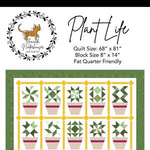 Plant Life Quilt Pattern PDF - Etsy