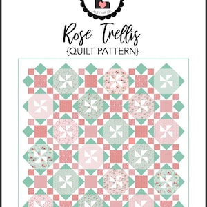 Rose Trellis Quilt Pattern, PDF Pattern, Instant DOWNLOAD - Etsy