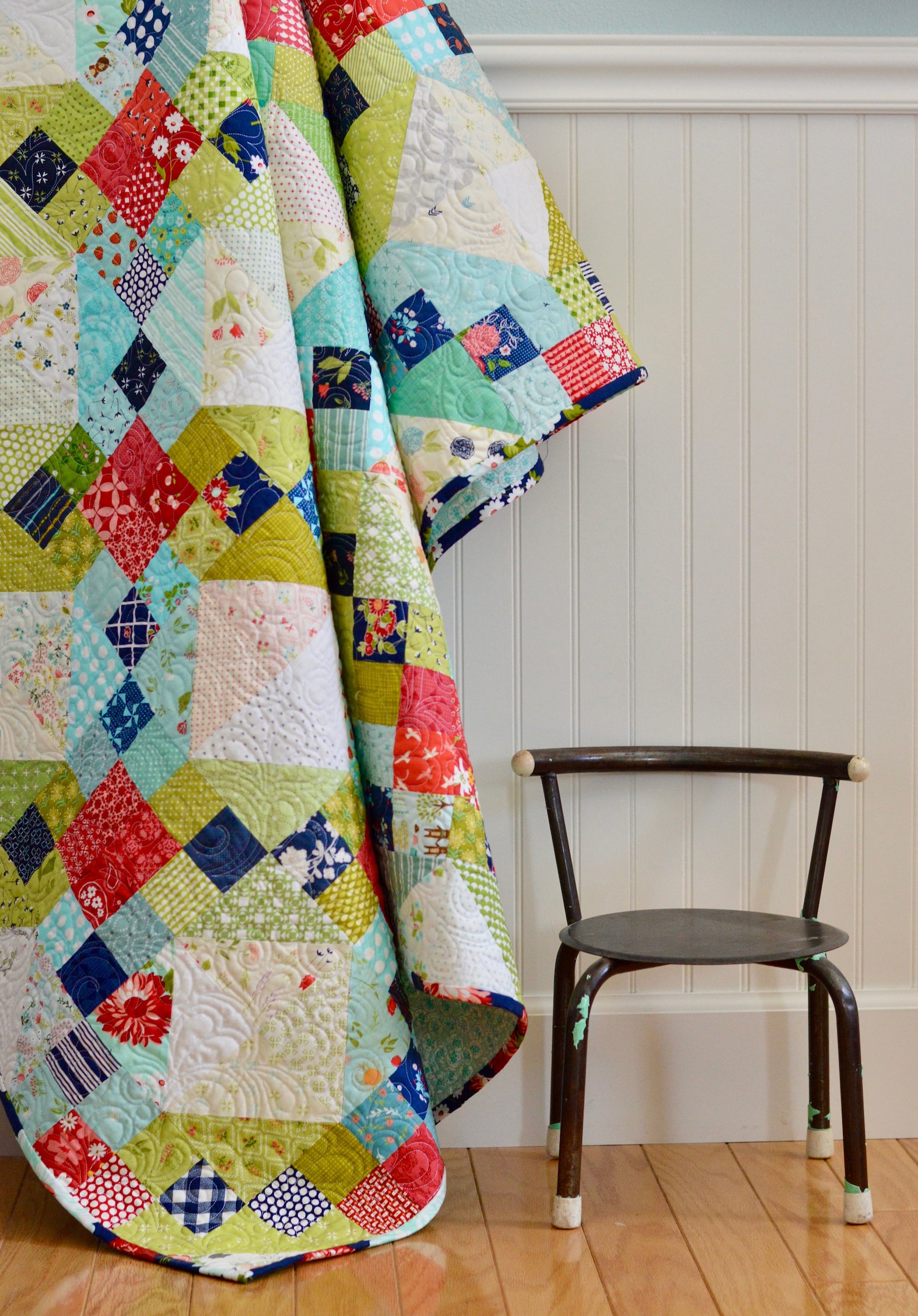 Scrappy Charm PDF Quilt Pattern, Instant DOWNLOAD - Etsy