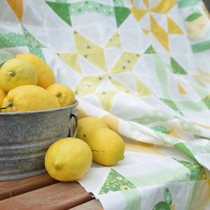 Lemon Fresh Quilt Pattern, PDF Quilt Pattern - Etsy
