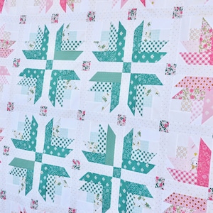 Hello Springtime Quilt Pattern, PDF Quilt Pattern, Spring Quilt - Etsy