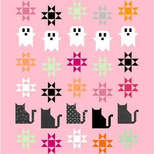 Scaredy Ghost Quilt Block PDF Pattern - Etsy