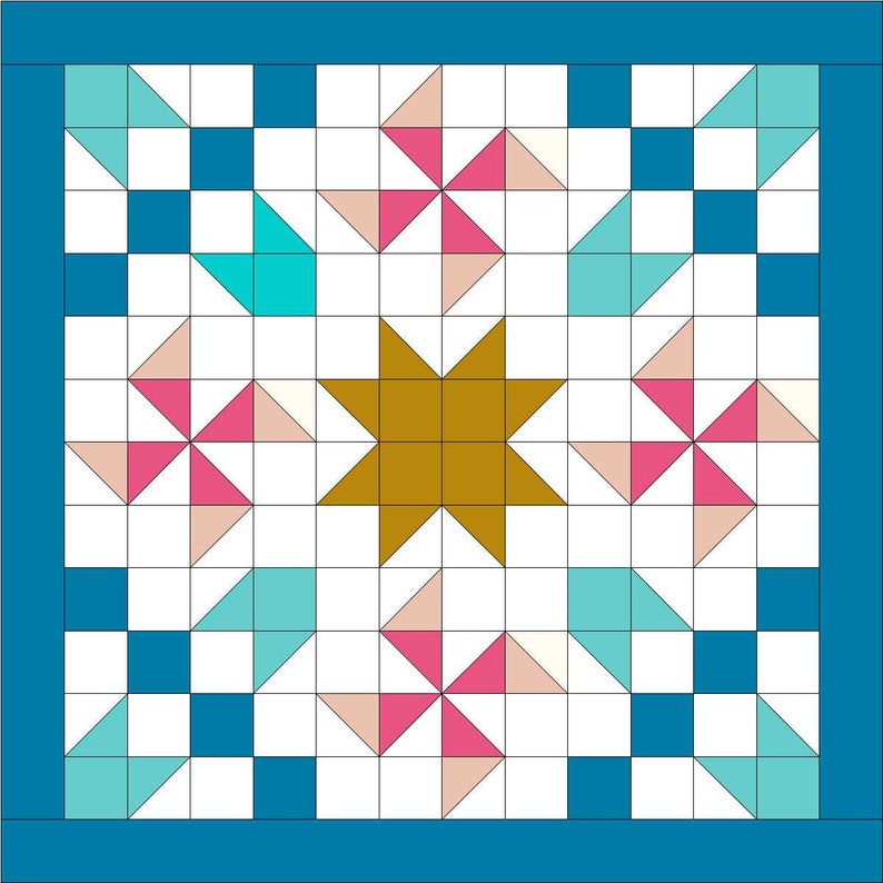 Good Morning Starshine PDF Quilt Pattern Mini Quilt | Etsy