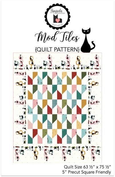 Mod Tiles PAPER Quilt Pattern - Etsy